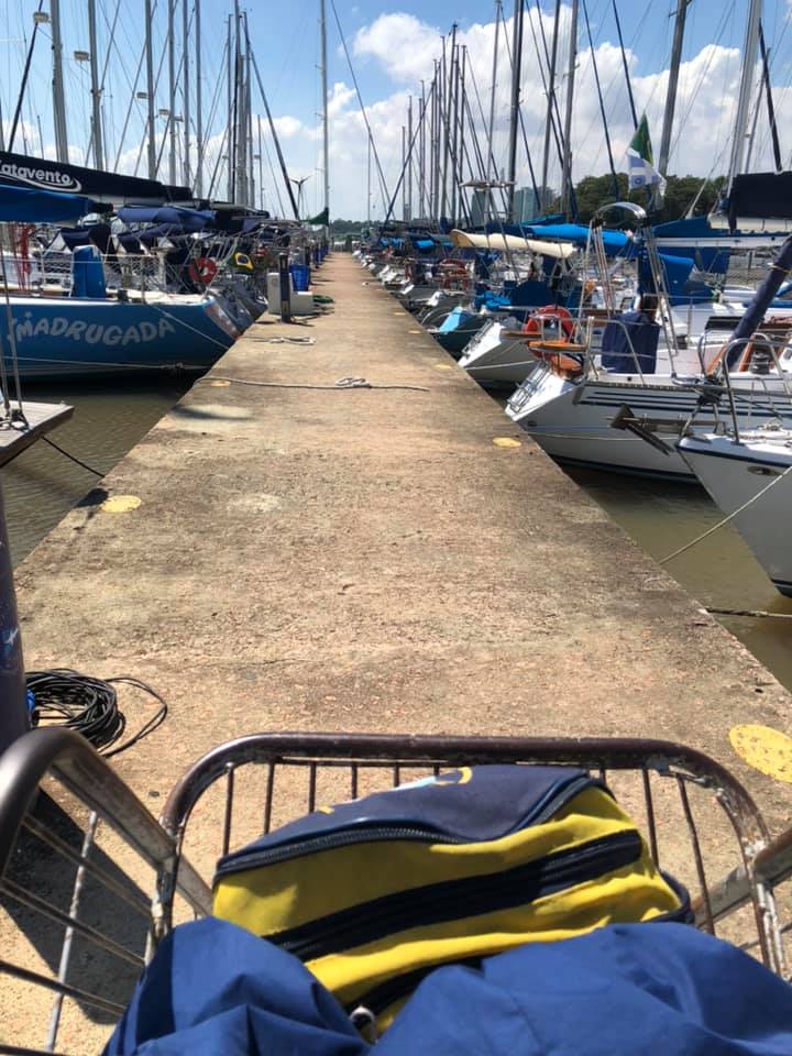 Velejar no Rio Guaíba a bordo do Canibal, do Cmte Andreas Bernauer, no ...